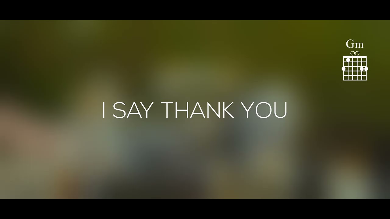 i say thank you - Lyric Video - Regina Reznick - YouTube