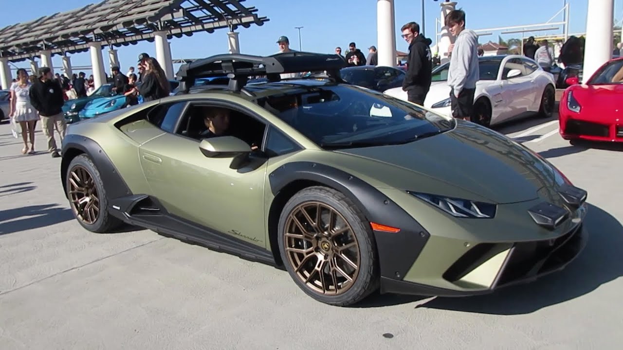 New Verde Draco 2024 Lamborghini Huracán Sterrato - YouTube