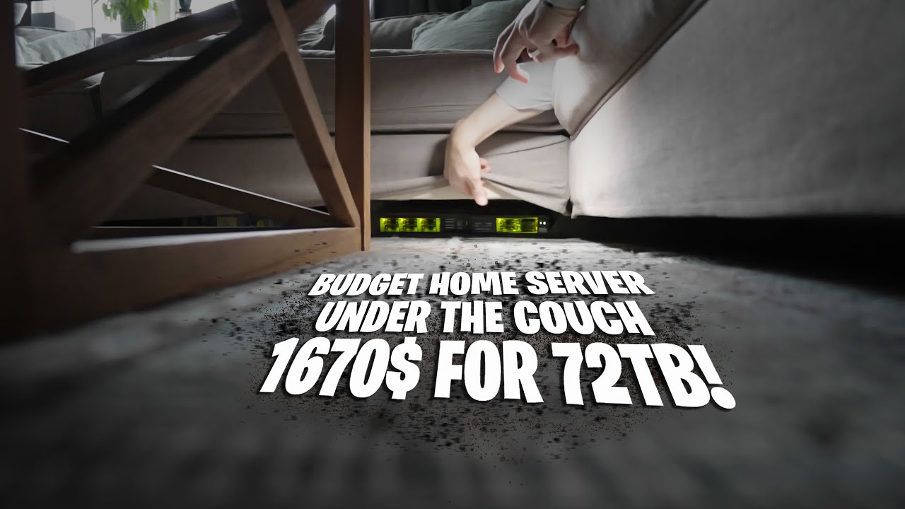 BUDGET HOME SERVER - Under the COUCH! - YouTube