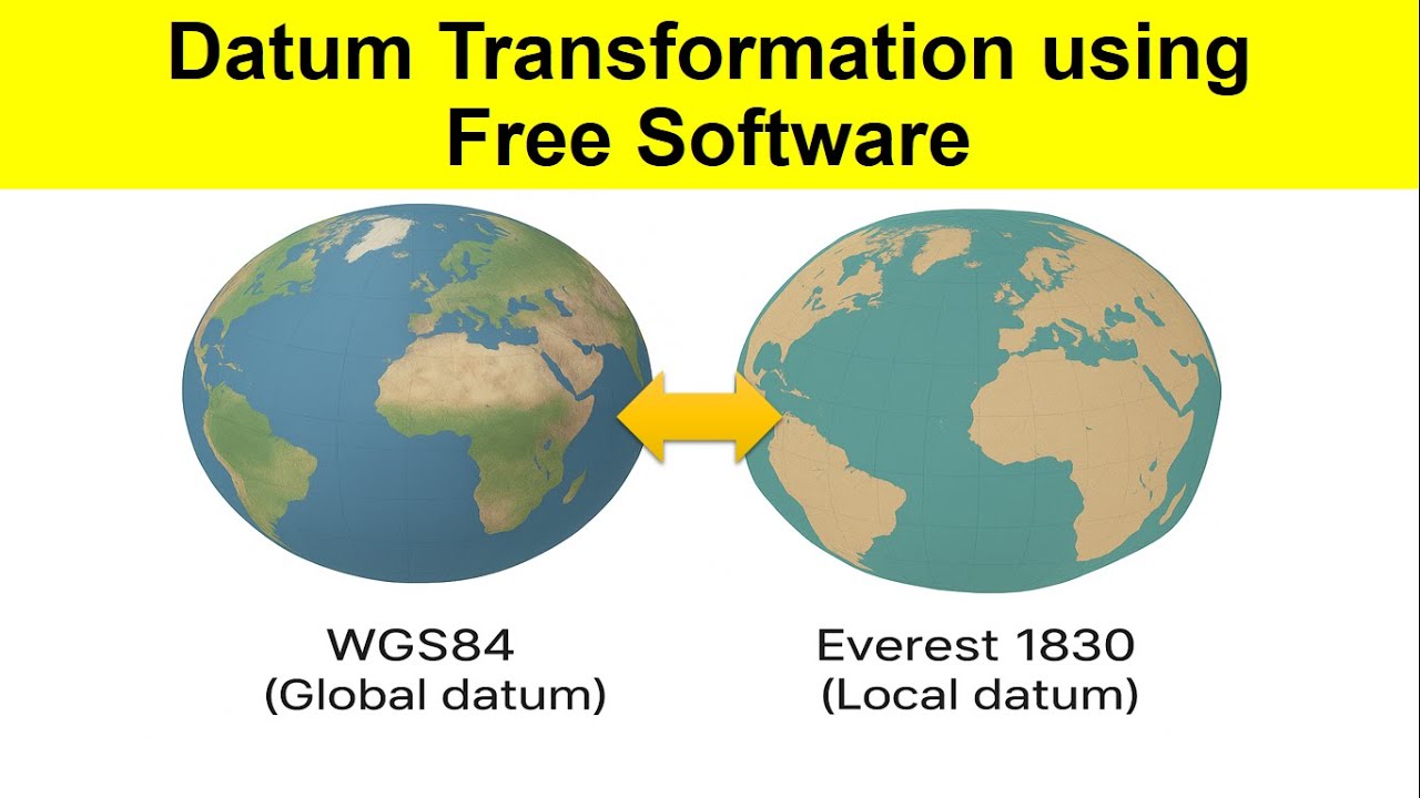 Transformation of datum from global to local datum and vice versa using ...
