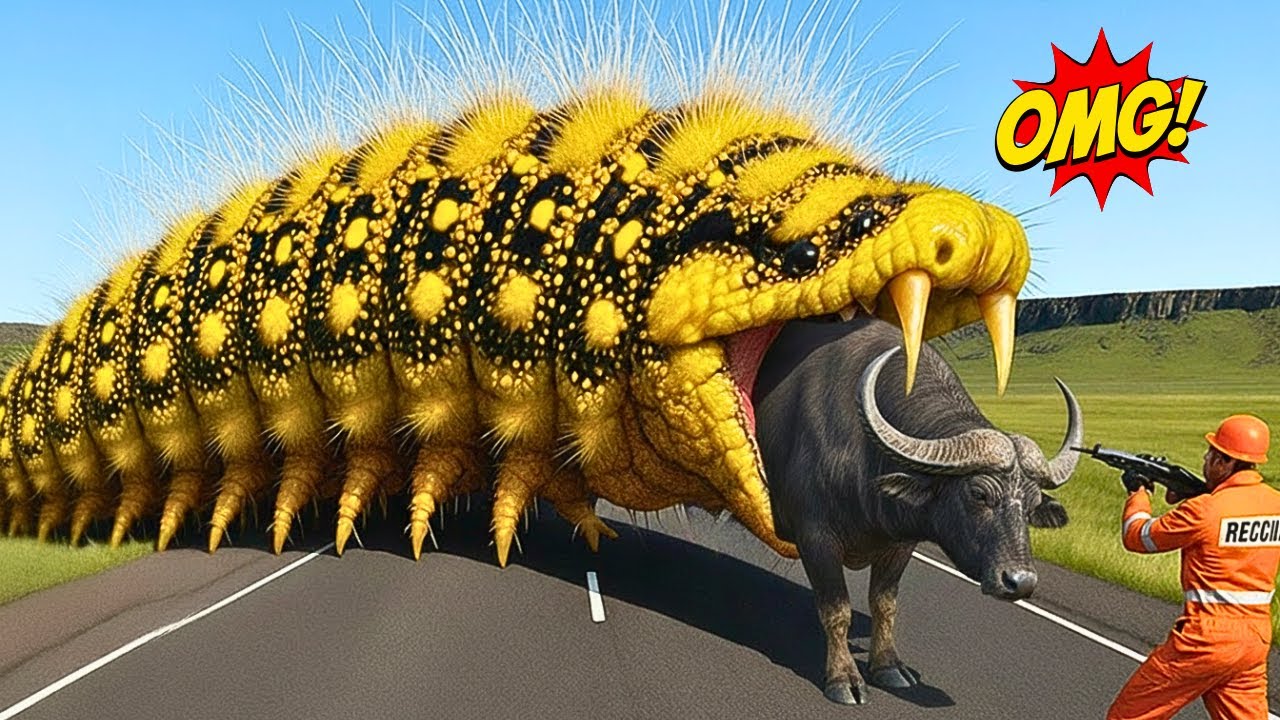 Heroic Rescue Team Saves Greedy Buffalo from Giant Bug Terrifying ...