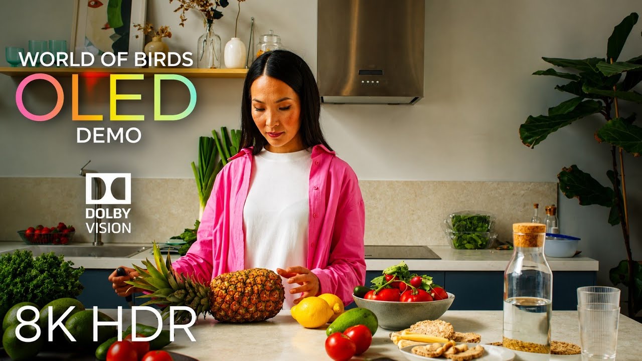 8K HDR OLED Demo Ultra Realistic Kitchen Lifestyle in Dolby Vision ...