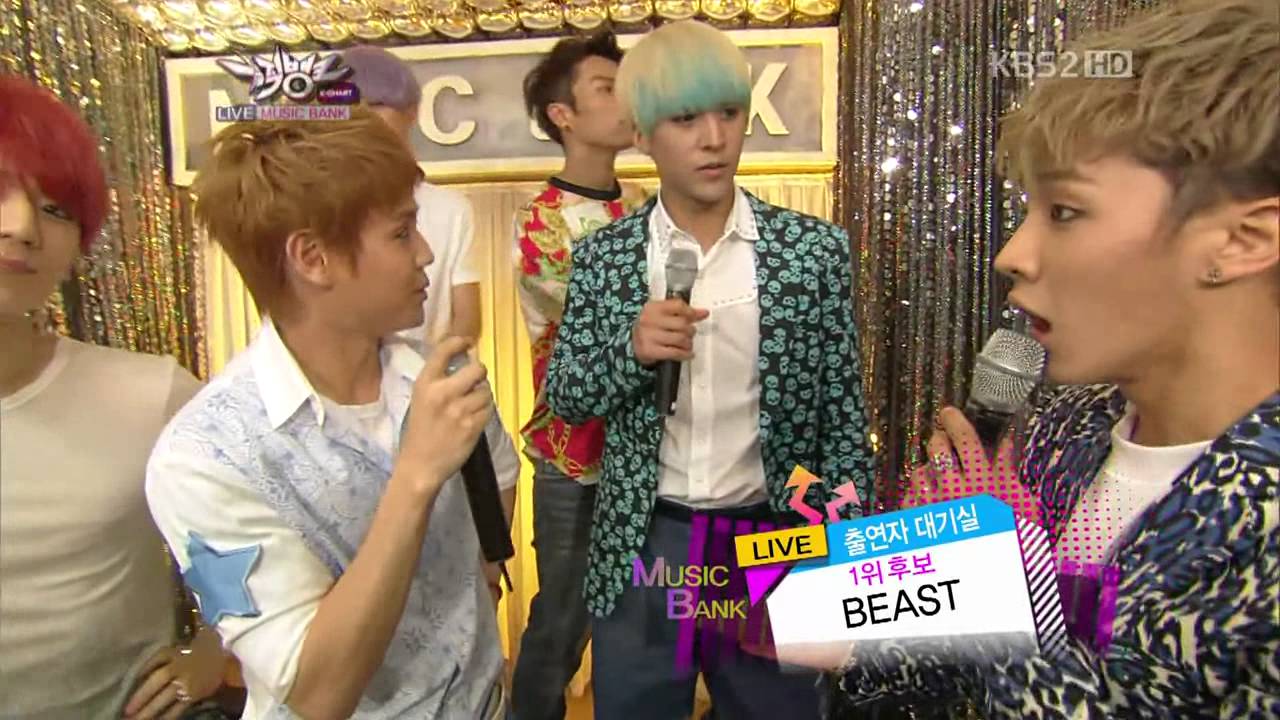 【HD 720p Live】120817 BEAST - Backstage @ Music Bank - YouTube