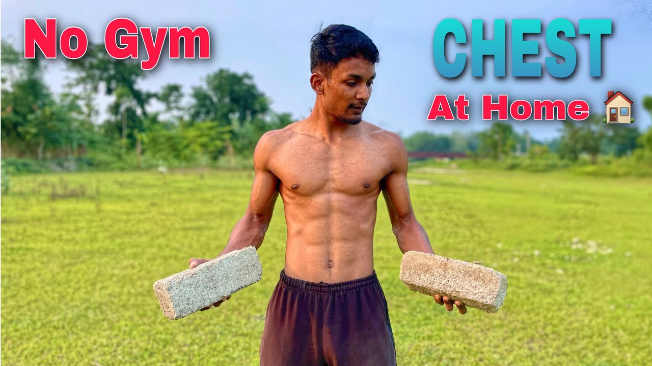 Full Chest Workout At Home (No Gym ) - YouTube