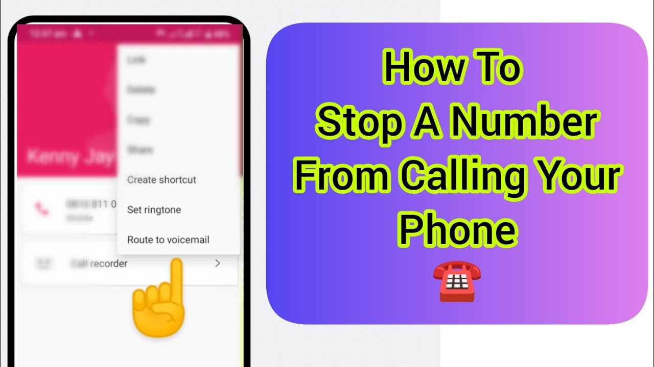 2 Ways to Stop A Number From Calling Your Phone - YouTube