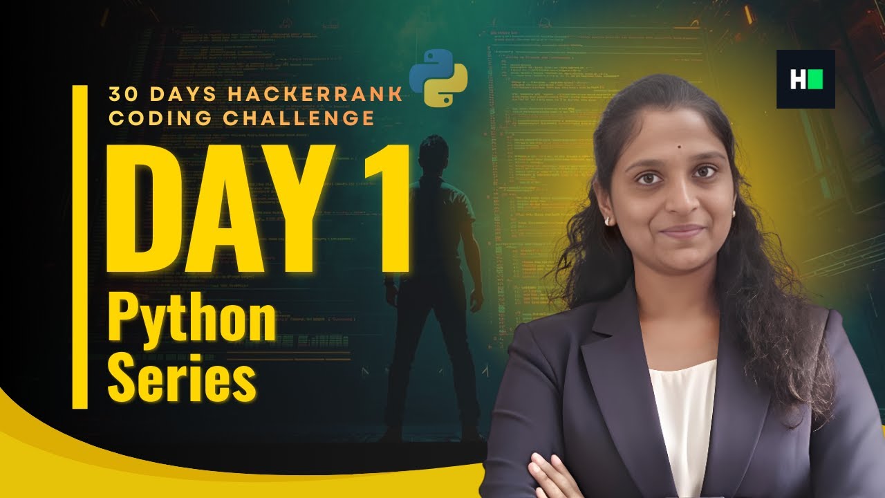 30 Days of Python Coding – Day 1 | Variables & Data Types (HackerRank) - YouTube