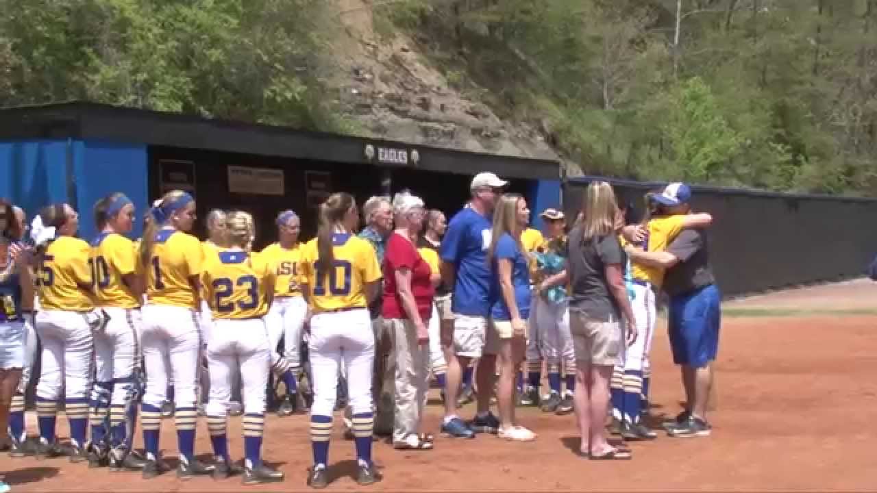 Morehead State Softball Senior Day - YouTube