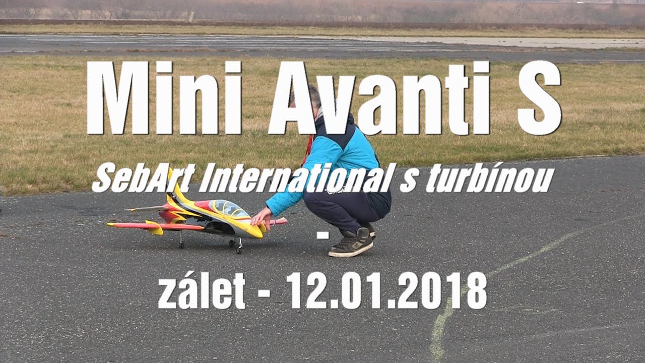 RC Mini Avanti S, SebArt, KingTech K-45G2 - zálet - YouTube