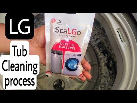 LG Top Load Washing Machine Tub Cleaning | How to clean Lg top load Tub ...