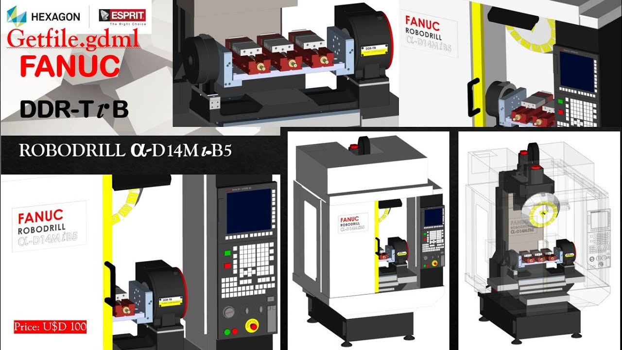 Fanuc Robodrill the 4º axis DDR-TiB_DMSS increases the de most ...