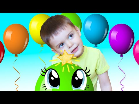 Timka Pretend Play with magic balloons Learns Colors by Timka