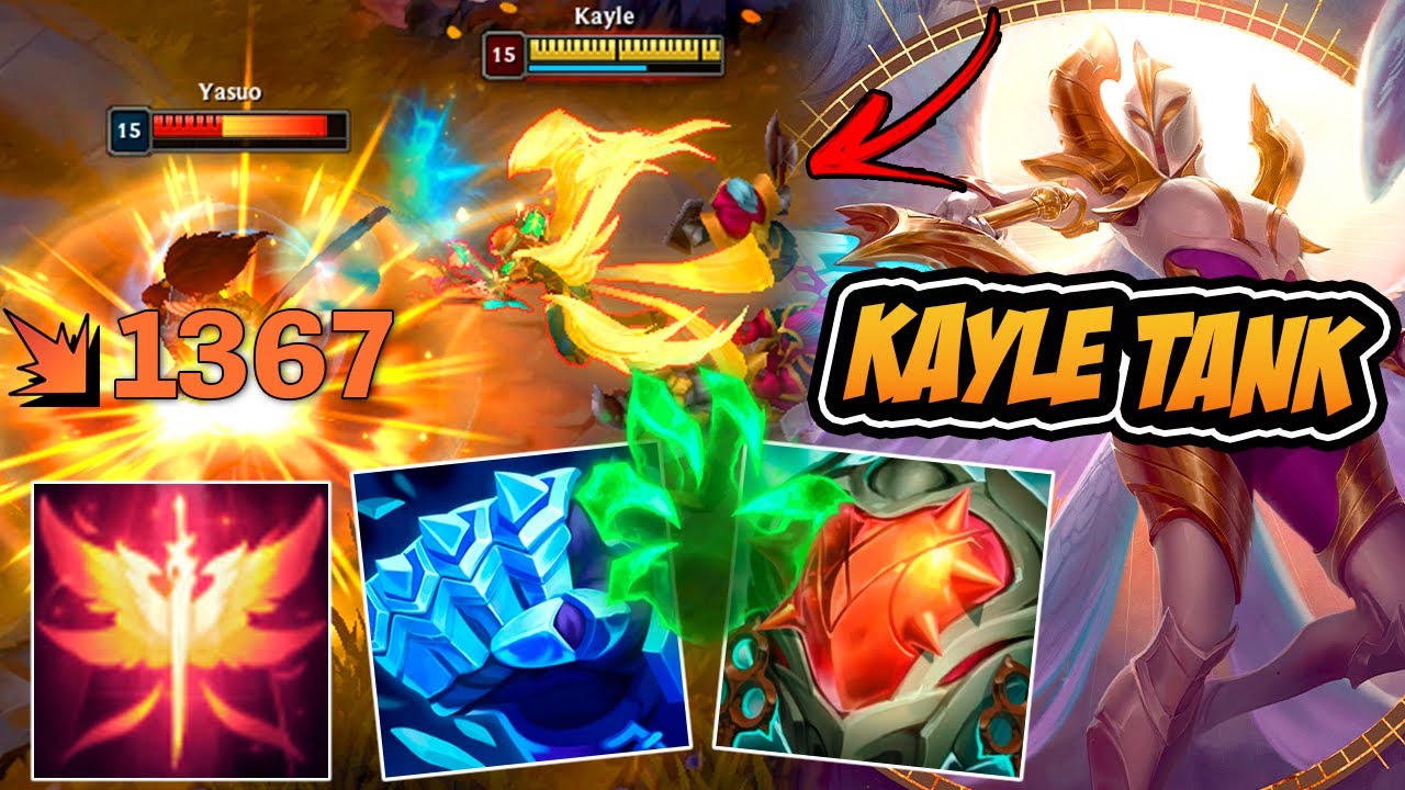 ESSA KAYLE TANK É INDESTRUTÍVEL! NEM O TIME INIMIGO ACREDITA - YouTube