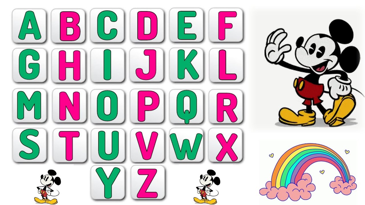 Knowing letters ABC -Teaching ABCD - for preschoolers and kindergarten ...