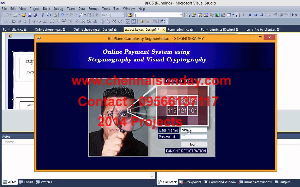 Online Payment System using Steganography and Visual Cryptography - YouTube