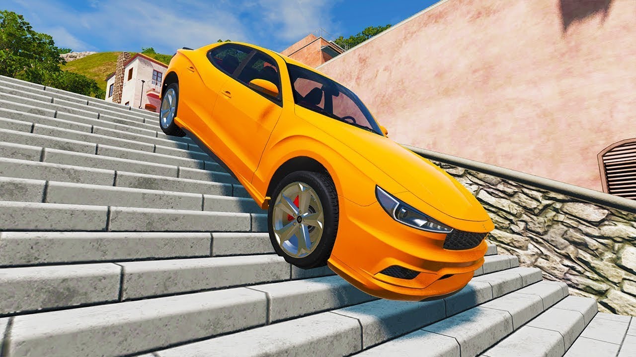 Cars Vs Stairs #461 - YouTube