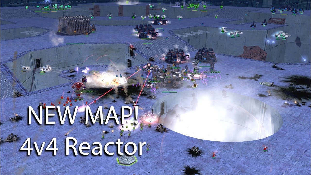 Supreme Commander 2 | NEW MAP : 4v4 Reactor - YouTube