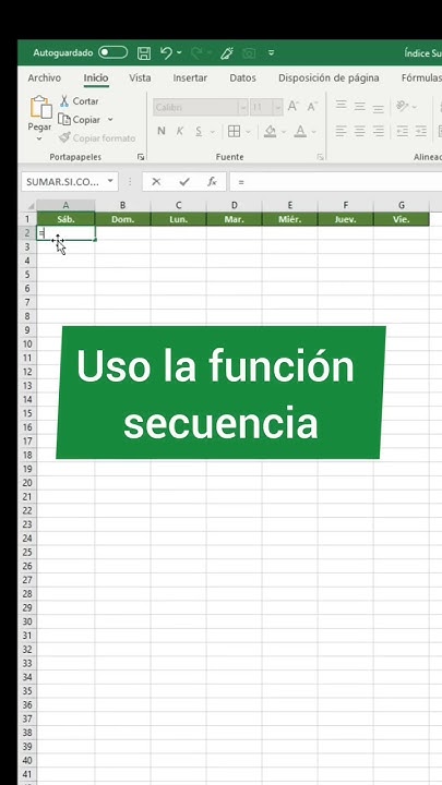 Calendario En Excel Superexcel Excel Cursoexcel Shorts