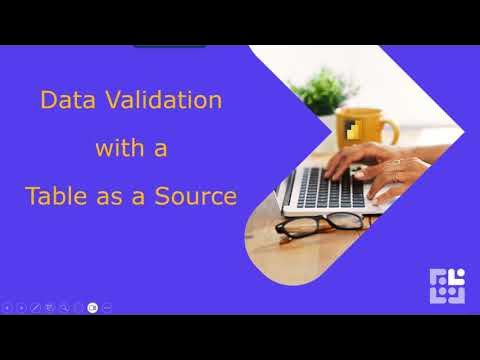 How to use Data Validation when the source data is in another workbook - YouTube