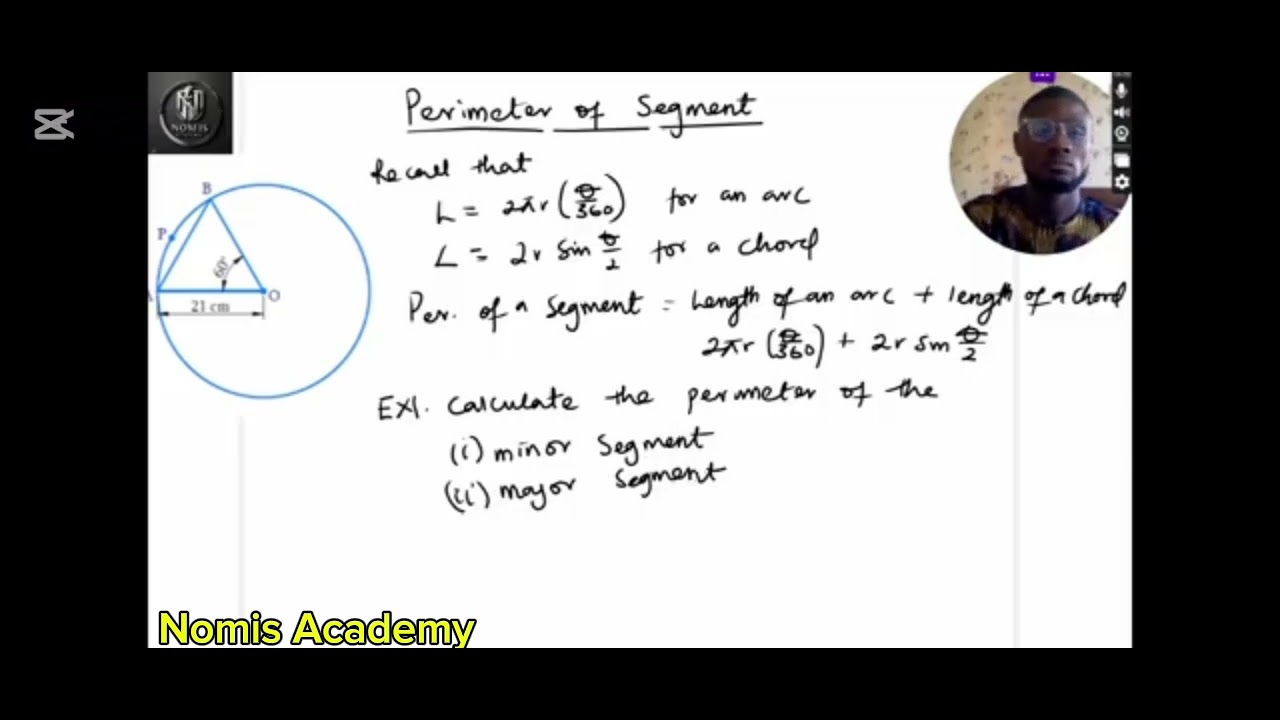 Perimeter of a Segment - YouTube