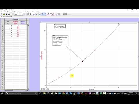 Manual Graphing with Logger Pro - YouTube