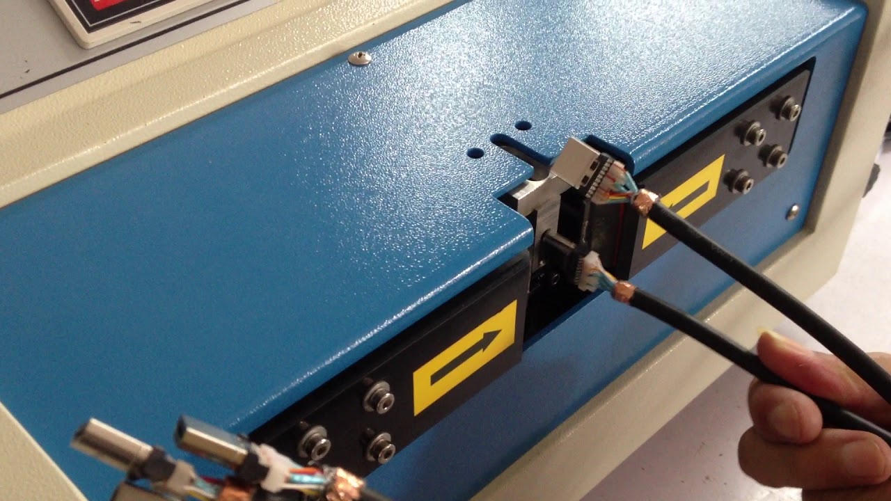 High frequency soldering machine - YouTube