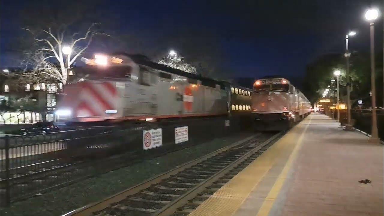 Three Speeding Caltrain & Union Pacific | Menlo Park California | #caltrain #unionpacific # ...