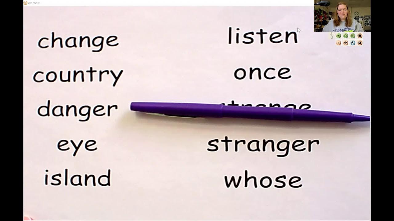 Saxon Phonics Grade 2 Lesson 84, Sight Words - YouTube