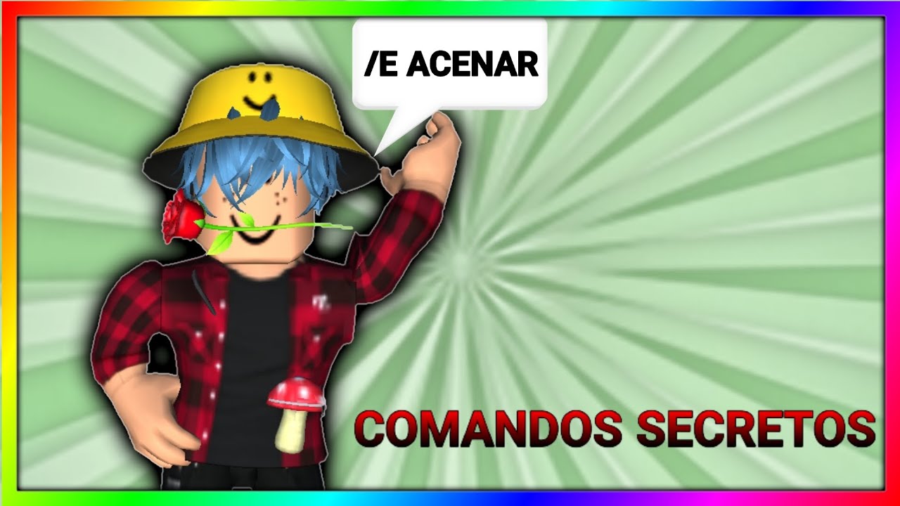 8 COMANDOS SECRETOS DO ROBLOX - (Como dançar no Roblox) #roblox - YouTube