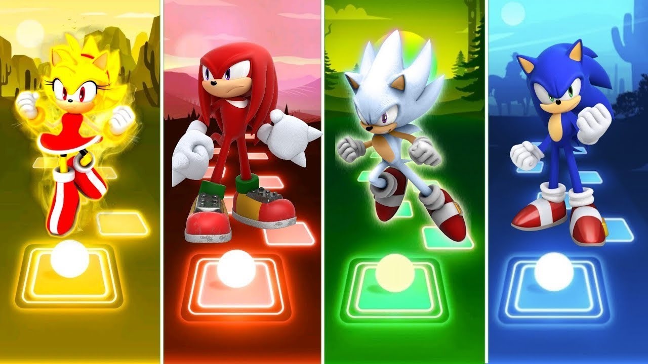 Super Amy Rose 🆚 Sonic The Hedgehog 🆚 Hyper Sonic 🆚 Knuckles Sonic ...