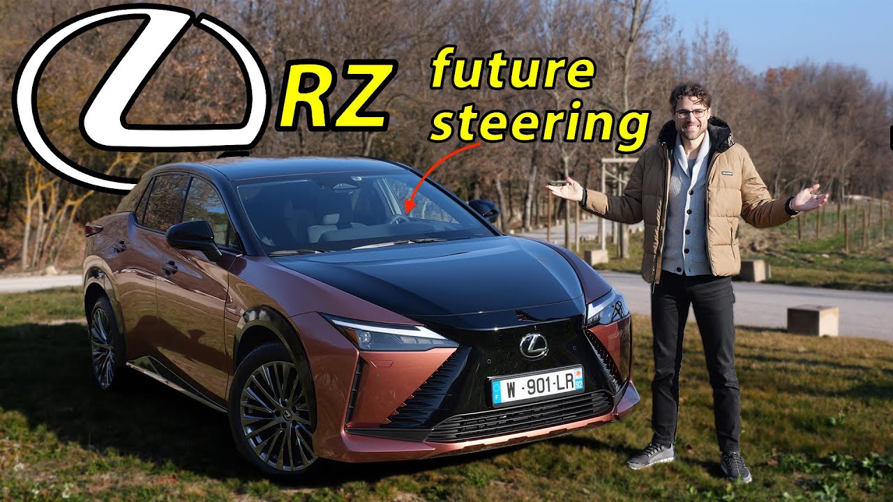 This Lexus EV destroys the Tesla Yoke! 😮 Lexus RZ 450e driving REVIEW ...