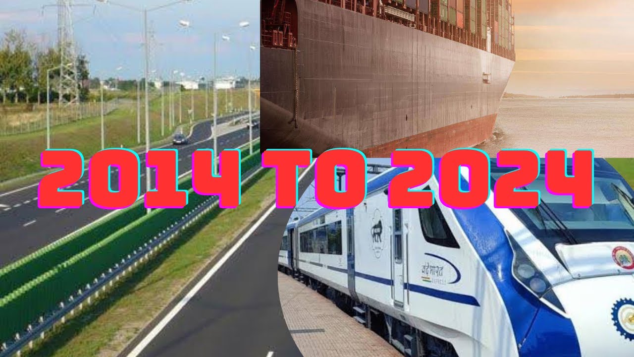 10 years infrastructure development in India|2014 to 2024 How much ...