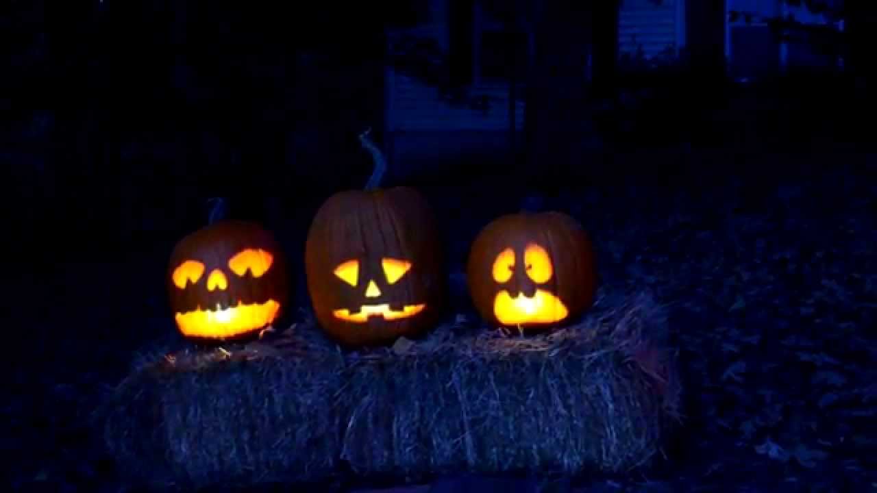 Halloween 2014 - Singing Pumpkins - Scary Story - YouTube