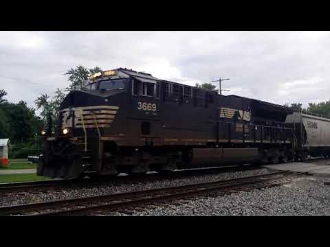 NS 15Q @ CLYMERS, IN 8 8 24 NS 3669 NS 4843DPU - YouTube