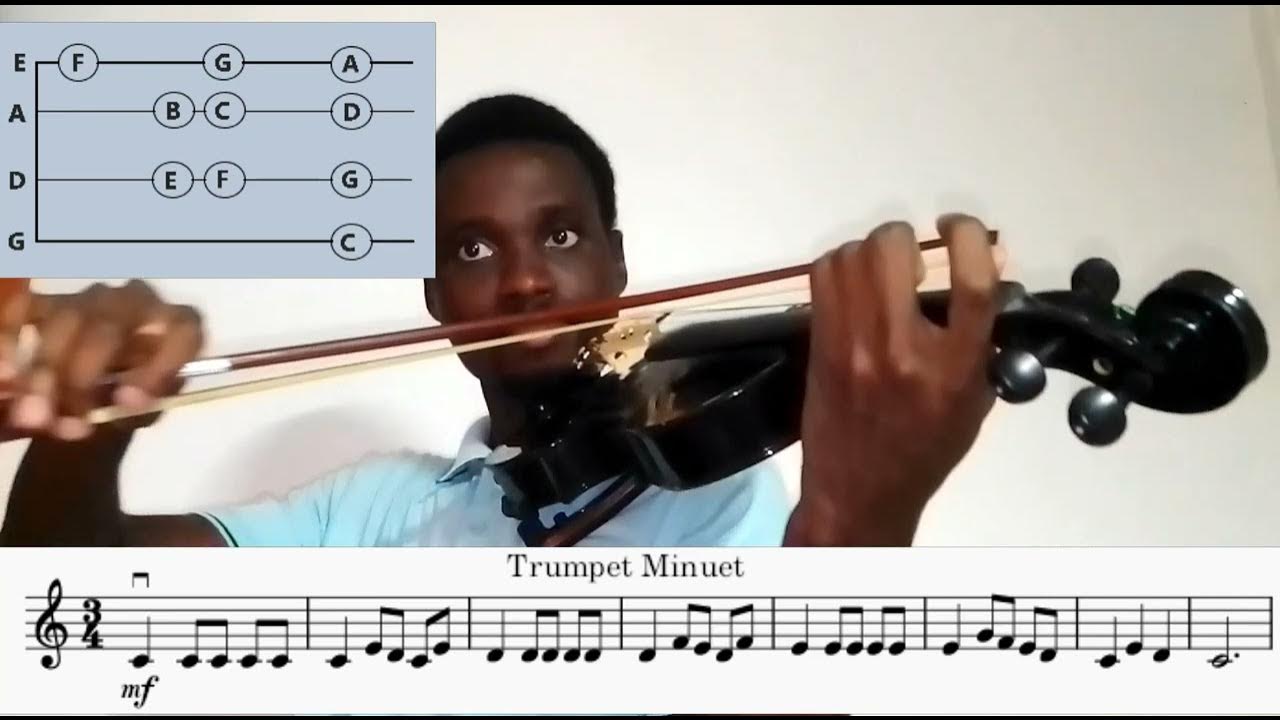 Violin Lesson 16 | Trumpet Minuet - YouTube