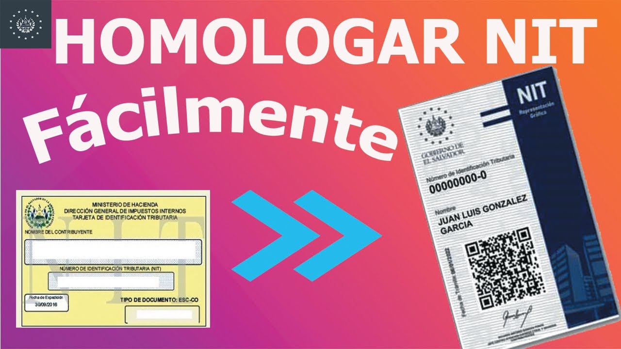 HOMOLOGAR NIT EL SALVADOR 2022 - YouTube