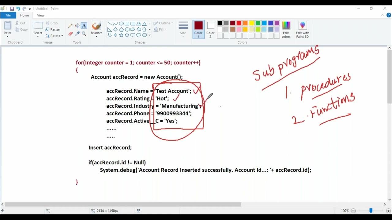 Session 21 Creating Bulk Records Sub Programs in Salesforce | Salesforce Developer free Tutorial ...