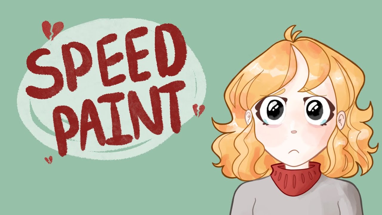 SPEEDPAINT || sad (procreate 5) - YouTube