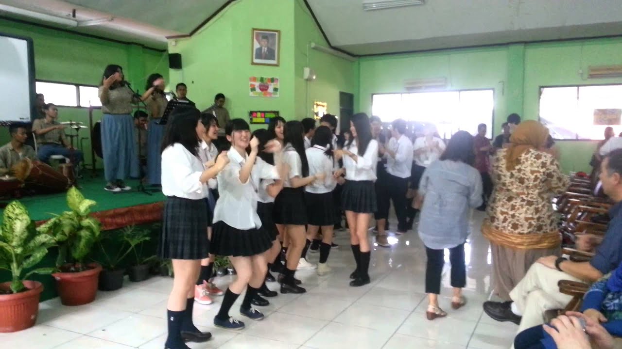 Gambang Kromong SMAN 112 JAKARTA (SWABLE) Kunjungan Murid Jepang Part2 ...