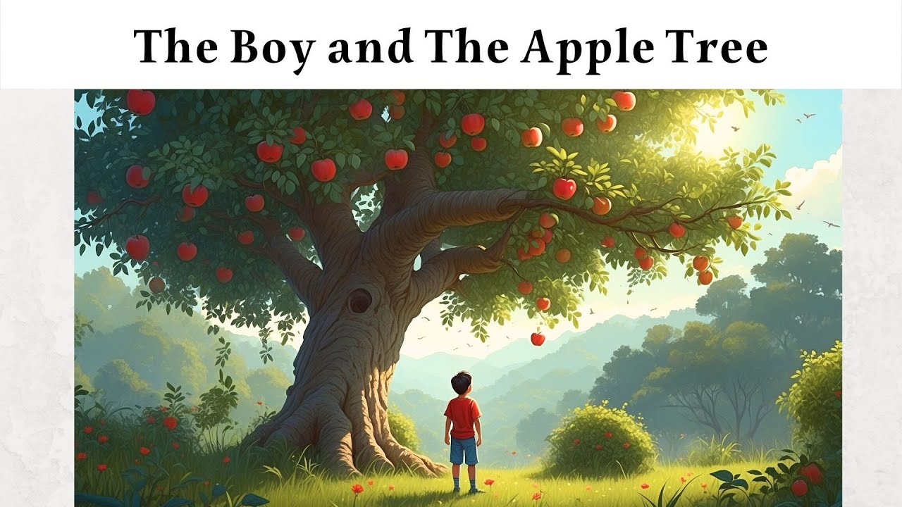 The Boy and The Apple Tree | English Fairy Tales | Story Book (US ...