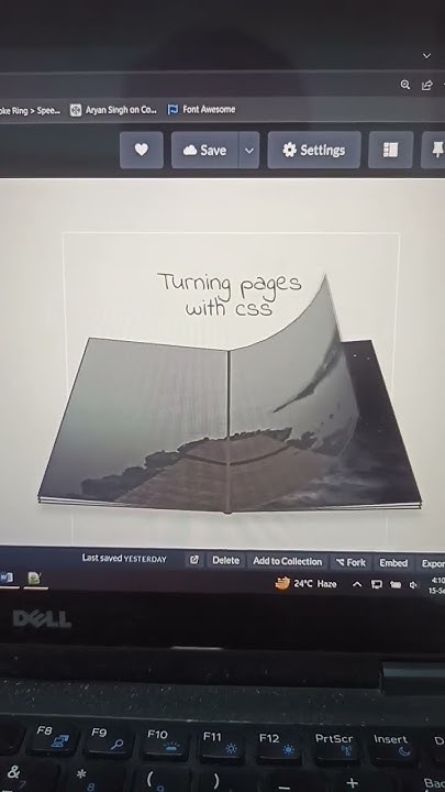 Gallery Book (Turning Pages with #css) - YouTube