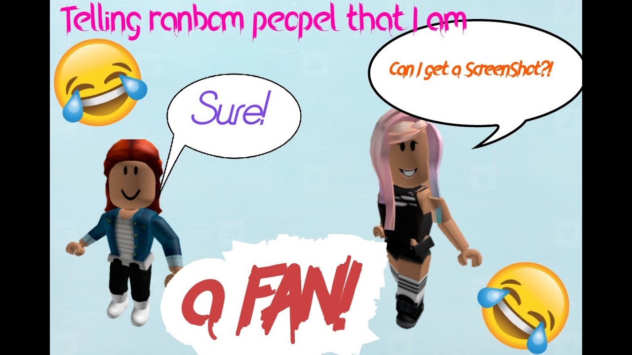 telling random people that I am a fan... *There all Really nice* - YouTube