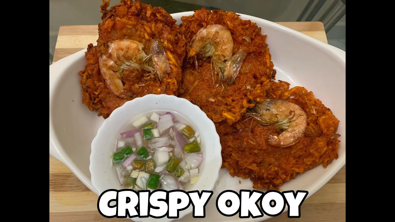 Easy Crispy Okoy with Shrimp - YouTube