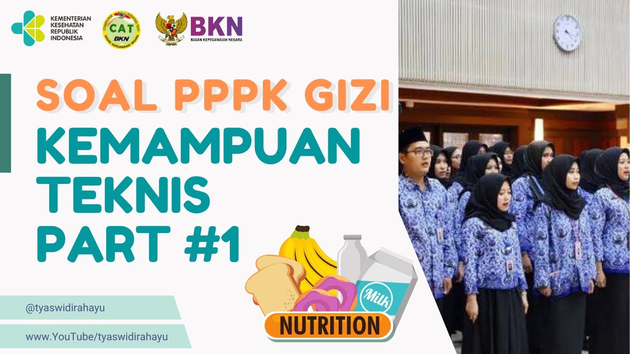 PART 1 SOAL PPPK GIZI DAN SKB GIZI TAHUN 2022 - 2023 - YouTube