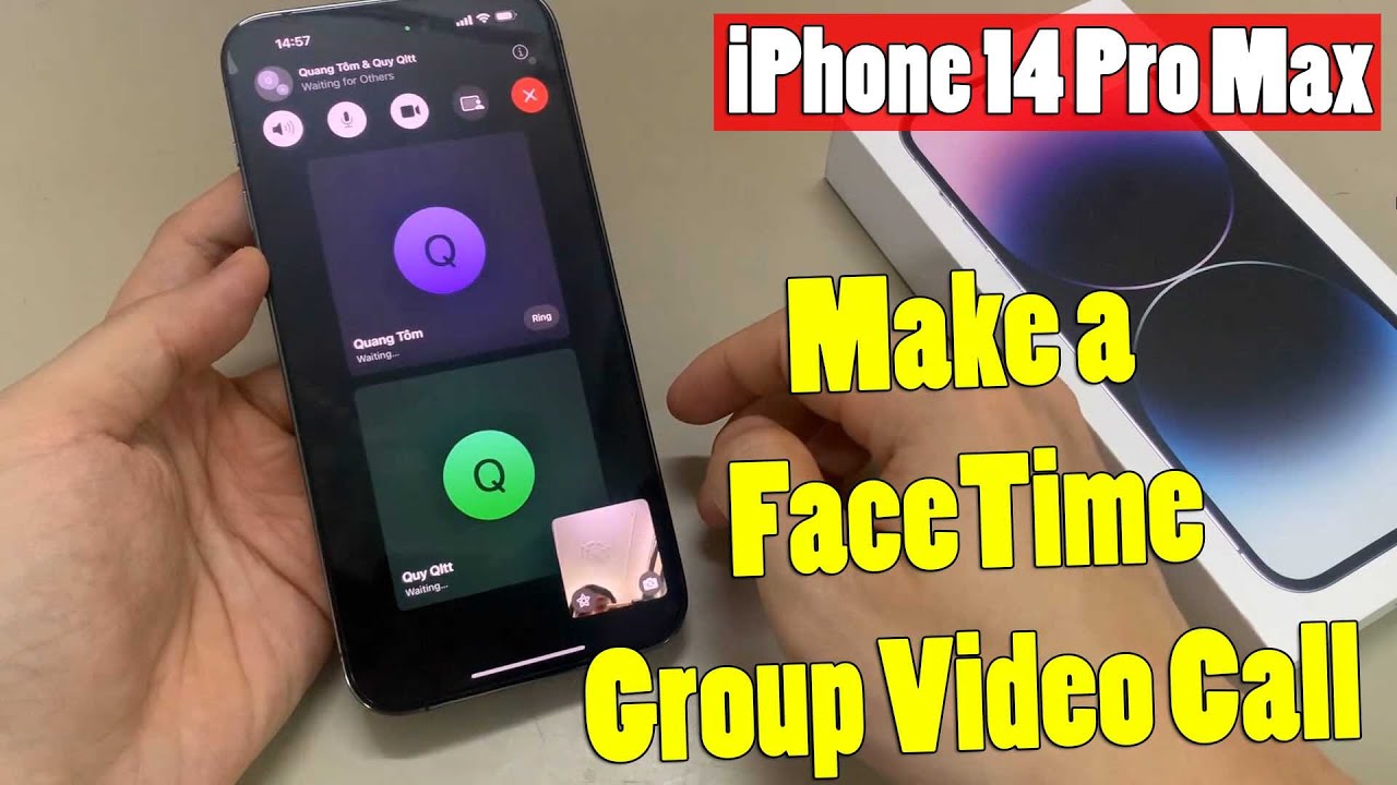 iPhone 14 Pro Max: How to Make a FaceTime Group Video Call - YouTube