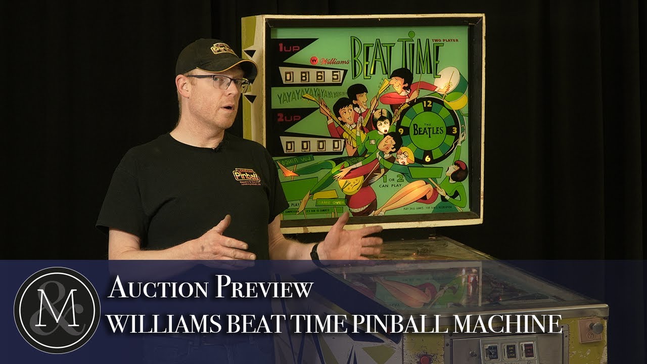 Williams Beat Time Pinball Machine | December 9 | Miller & Miller ...