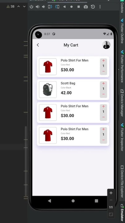 Flutter Flutterdart Flutterdeveloper Flutterui Blender Ui Uiux Youtube
