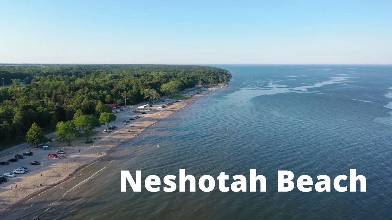 Neshotah Beach 2020 - Two Rivers, WI - YouTube