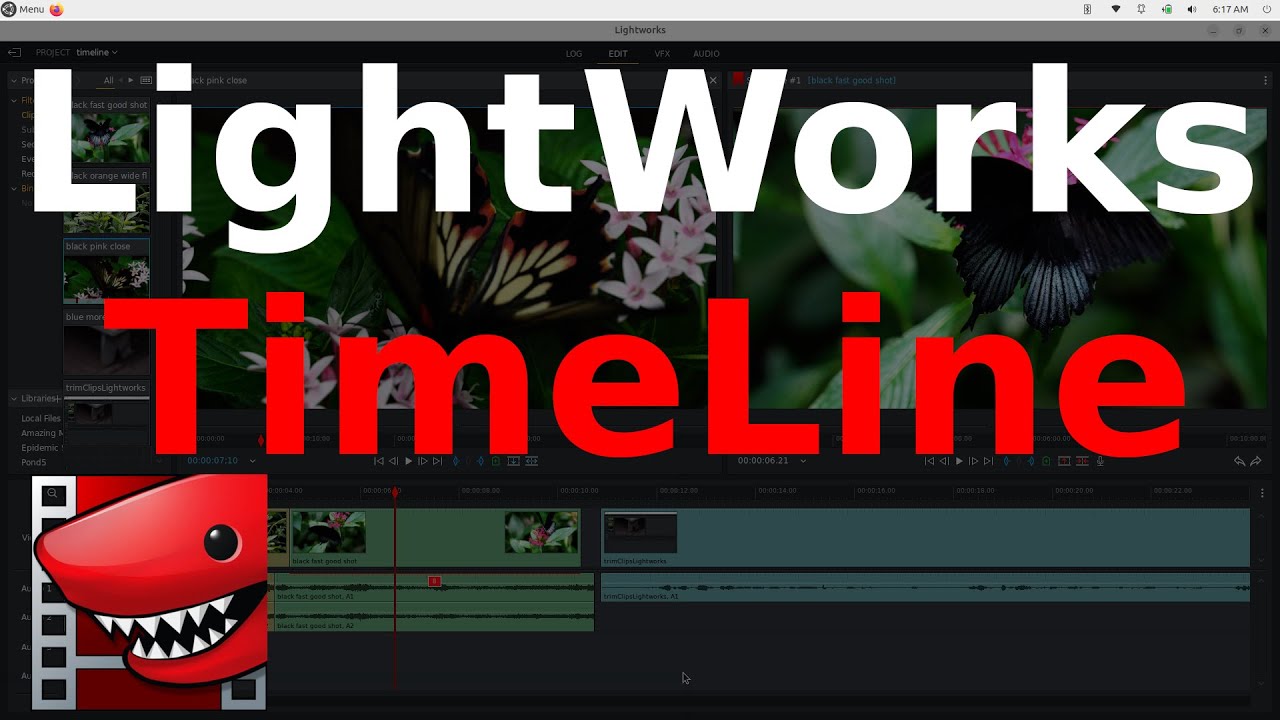Lightworks 2022 Editing in the Timeline - YouTube