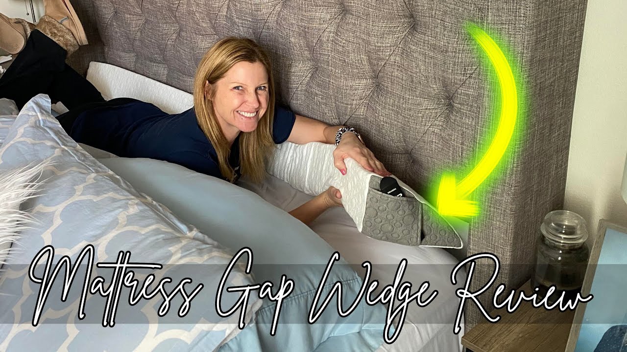 LOSKIA Bed Wedge Pillow Stopper Mattress Gap | Review - YouTube