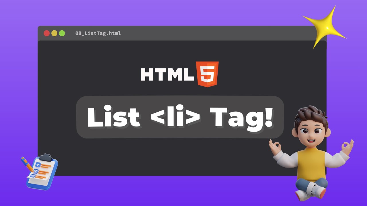 List In Html Complete Html Series Tutorial 11 Codebyte 2025